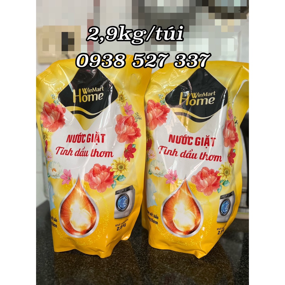 Nước giặt VinMart Home WinMart Home tinh dầu thơm 2,9kg [ cửa ngang ...