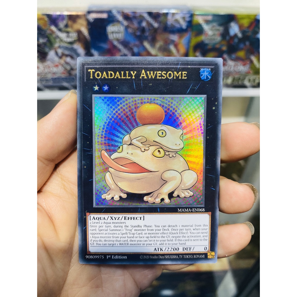 Thẻ Bài YugiOh! Mã MAMA-EN068 - Toadally Awesome - Ultra Rare - 1st ...