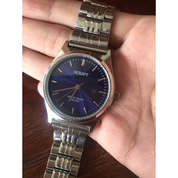 Đồng hồ Nam nội địa Nhật hiệu Script - hãng Jaxis (chống nước 100 mét - hàng trưng bày) | Shopee ...