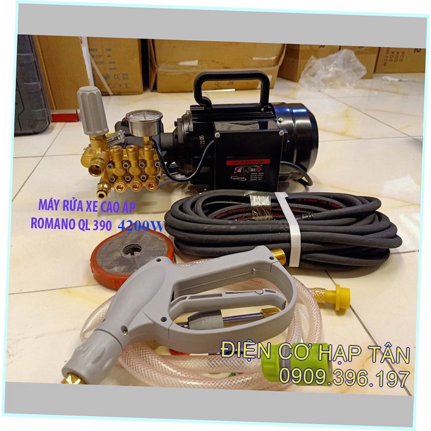 Máy Rửa Xe Cao Áp Romano QL390- 4200W | Shopee Việt Nam