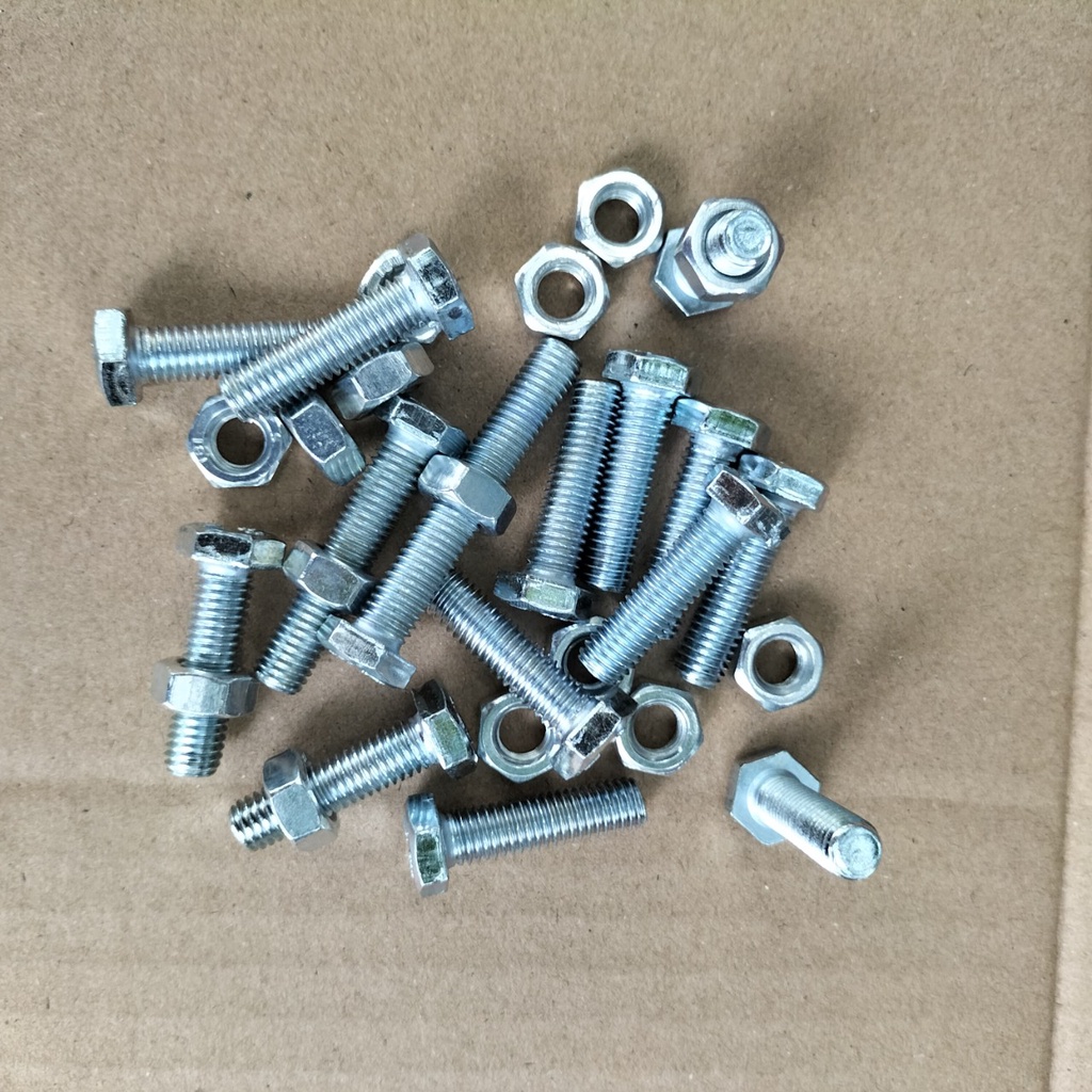 Bu lông - ecu M8 có vòng đệm (Compo 10 bộ) | Shopee Việt Nam