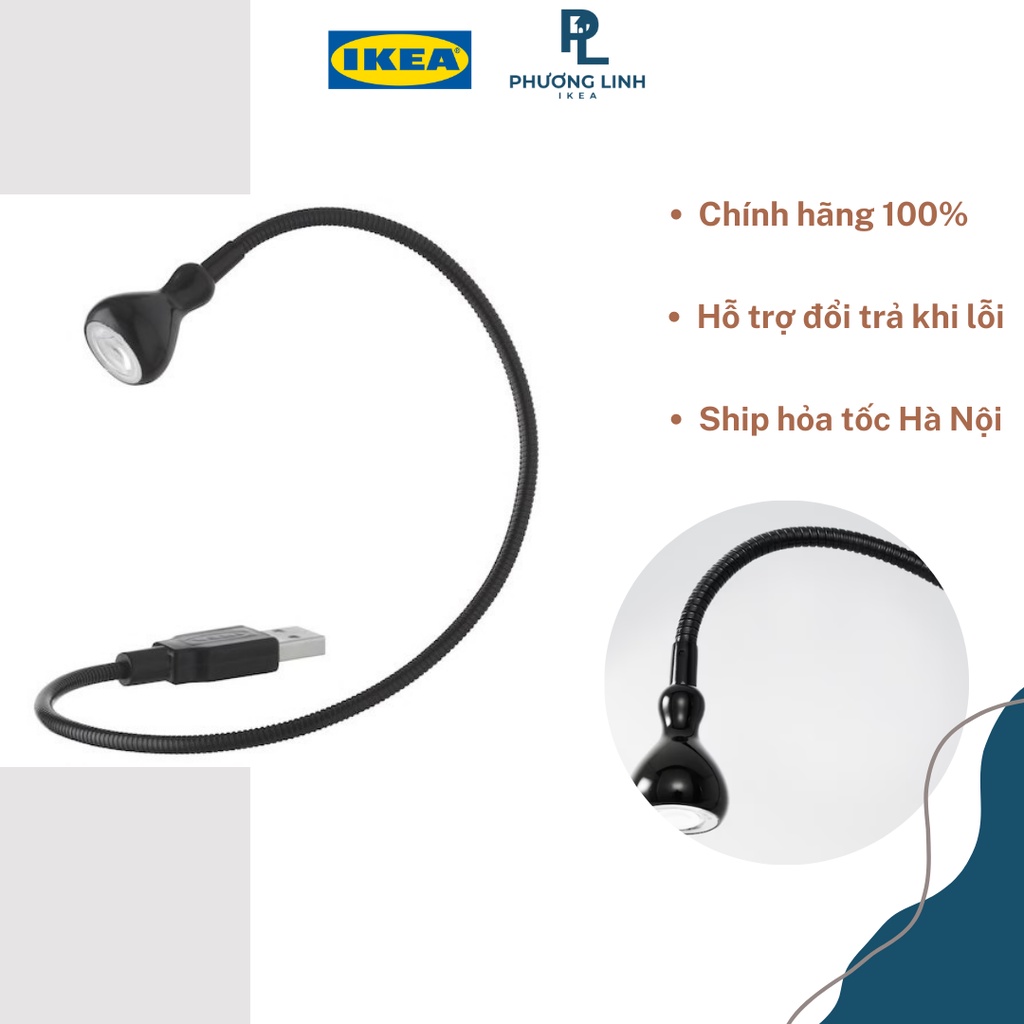 Đèn led USB màu đen JANSJO IKEA | Shopee Việt Nam