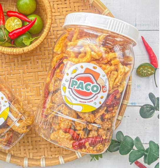 da gà/ tốp mỡ/ da heo mini/ da heo sợi cháy tỏi hủ lẻ siêu giòn siêu ...