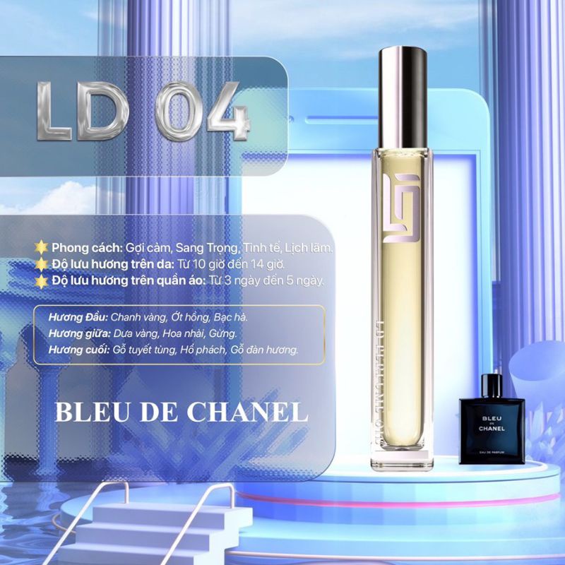 NƯỚC HOA PHÁP LD 04 ( CHÍNH HÃNH ) DẦU THƠM PHÁP LD PERFUME OIL ( NAM ...