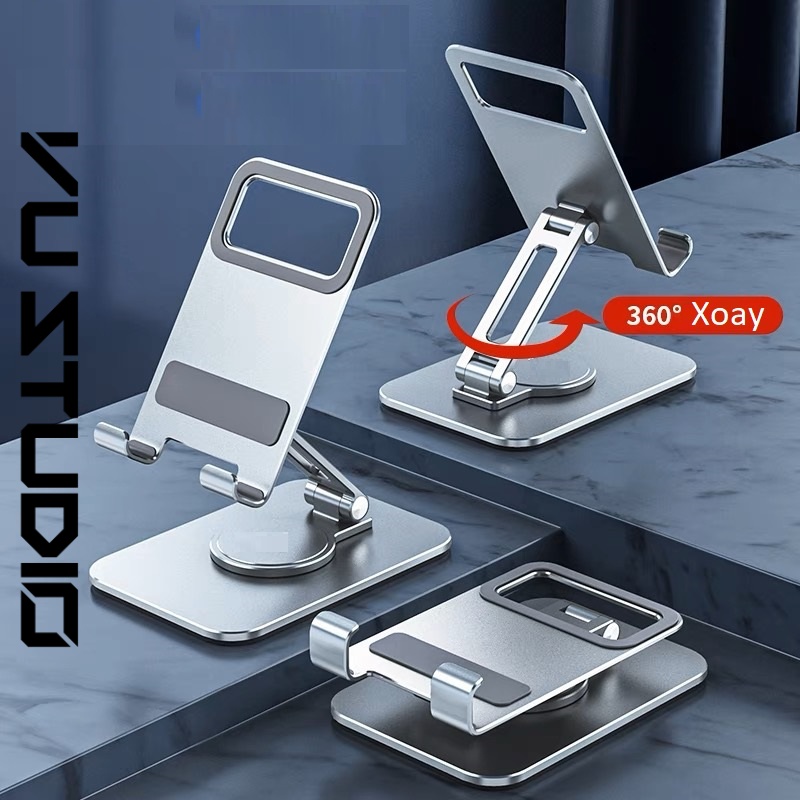 Giá đỡ điện thoại iPhone, máy tính bảng iPad chân xoay 360 độ tiện lợi ...