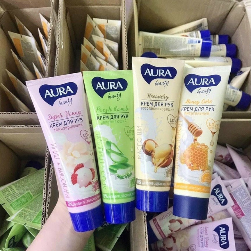Kem Dưỡng Da Tay Aura Làm Mềm Da Tay Chân Giảm Nứt Nẻ Beauty Cream Nga ...