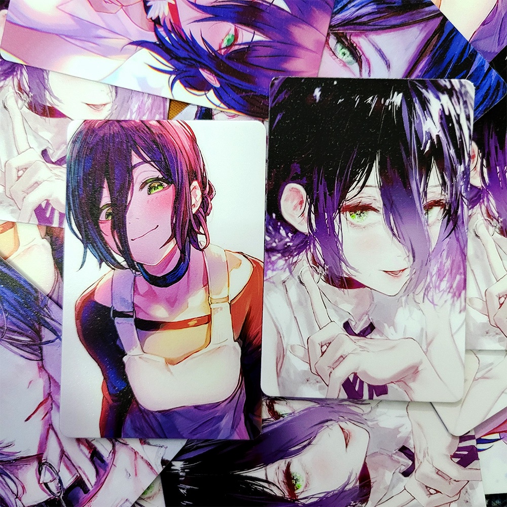 [ PHOTOCARD ] Thẻ Card Bo Góc Anime Lady Reze Chainsaw Man - Giấy Bìa ...