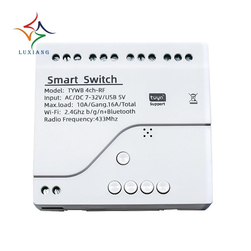 Tuya Smart Wifi Motor Switch ule RF 433 Radio Remote Control 4CH ...