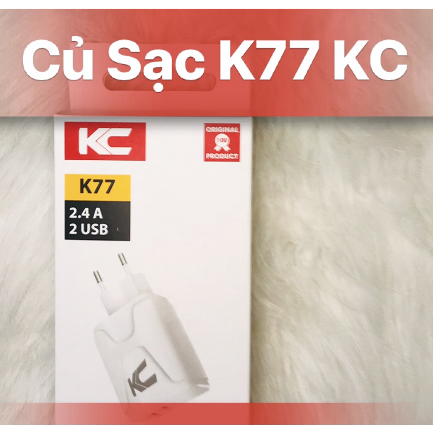 CỦ SẠC NHANH KC K77 | Shopee Việt Nam