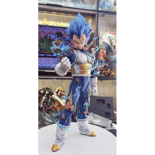 Mô hình dragon ball cao cấp Anime nhật Vegeta cadic tóc Xanh dương ...