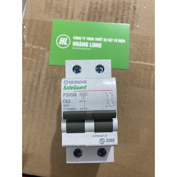 SINO - Cầu dao Aptomat CB 2P 2 Pha 2 tép Sino 10A 16A 20A 25A 32A 40A 50A 63A Cam kết chính hãng ...