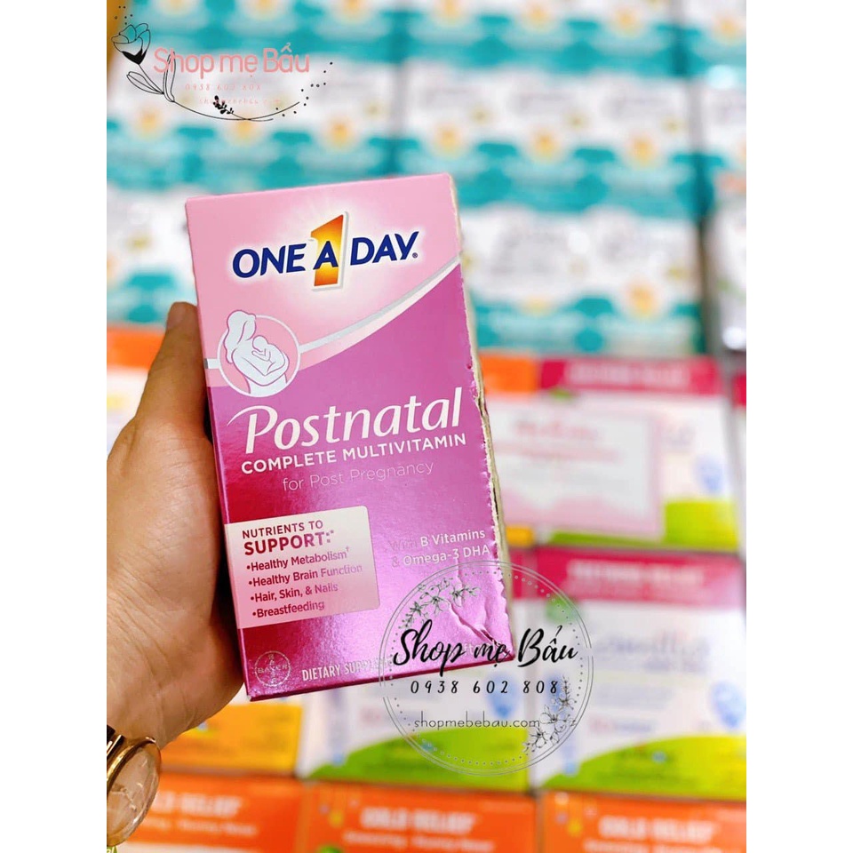 Vitamin sau sinh One A Day Postnatal Complete Multivitamin | Shopee ...
