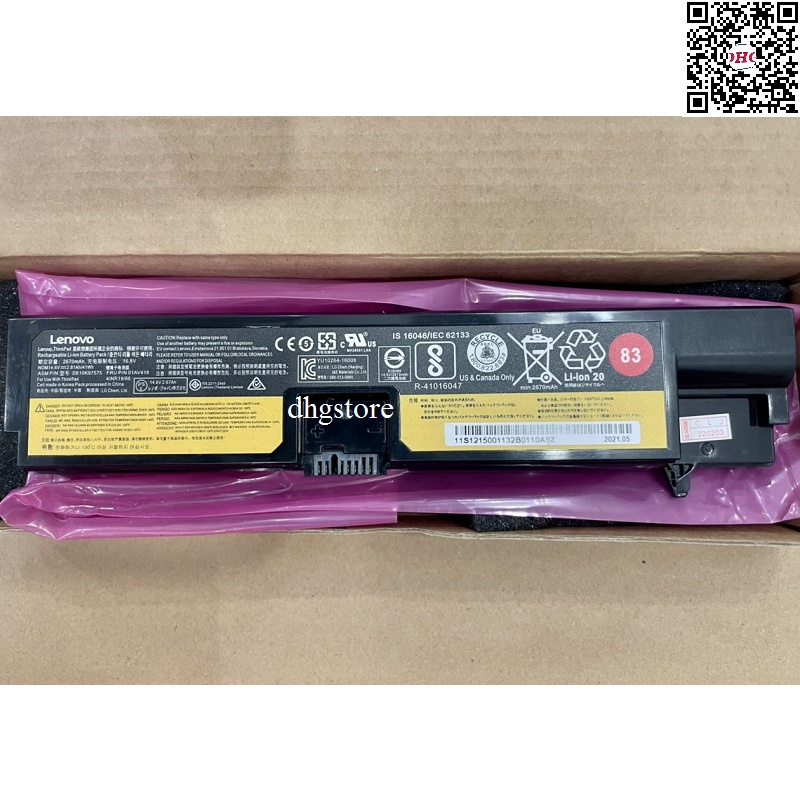 Pin laptop Lenovo ThinkPad E570 E570C E575 SB10K97575 01AV418 41Wh ...