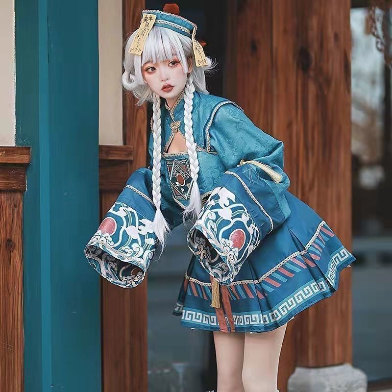 Lolita cosplay Little Zombie Genuine plus size JSK Daily Light lo Skirt ...