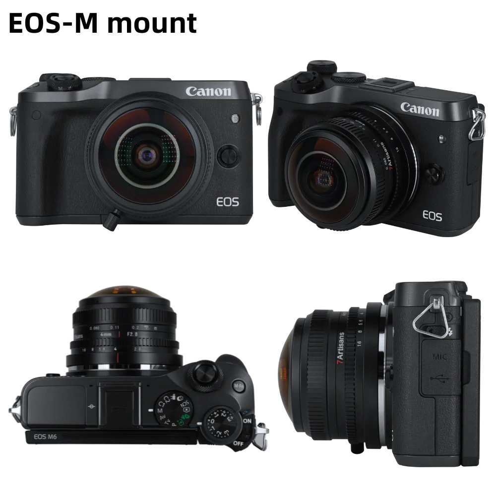 Ống kính 7Artisans 4mm F2.8 Circular Fisheye - Lens mắt cá tròn cho ...