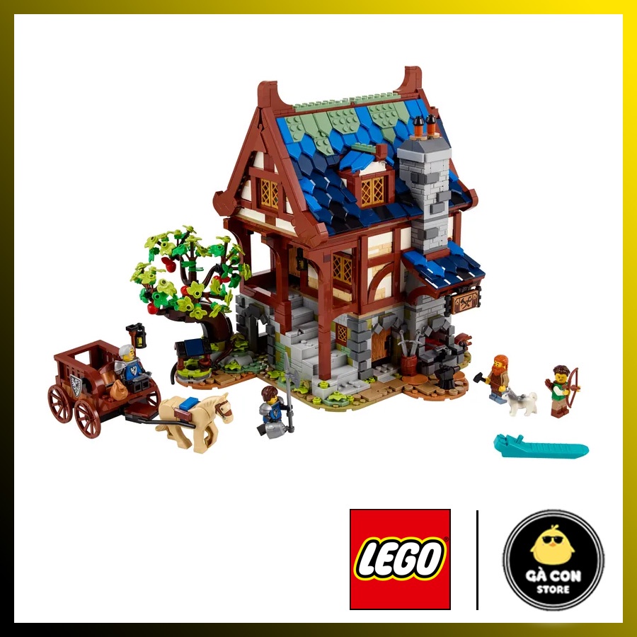 LEGO IDEAS 21325 Medieval Blacksmith - Lò rèn trung cổ ( Hàng có sẵn ...