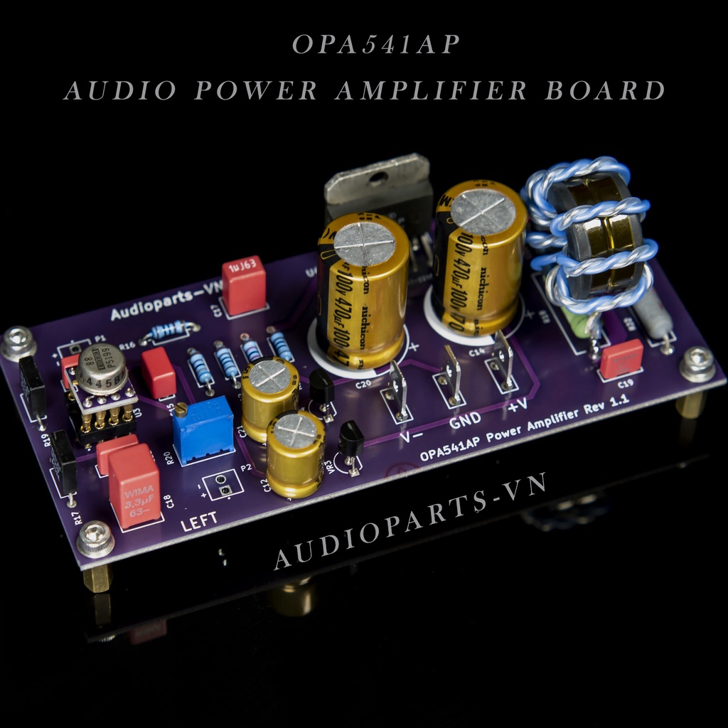 OPA541 AP PCB công suất , nguồn bộ 4 mạch 2 kênh không kèm linh kiện | Shopee Việt Nam