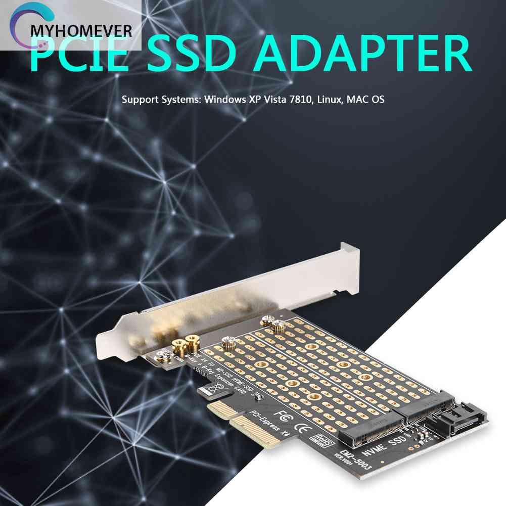 Card Mở Rộng M.2 NVME Sang PCIE SSD B Key SSD Sang PCI-E 3.0 X4 SATA ...