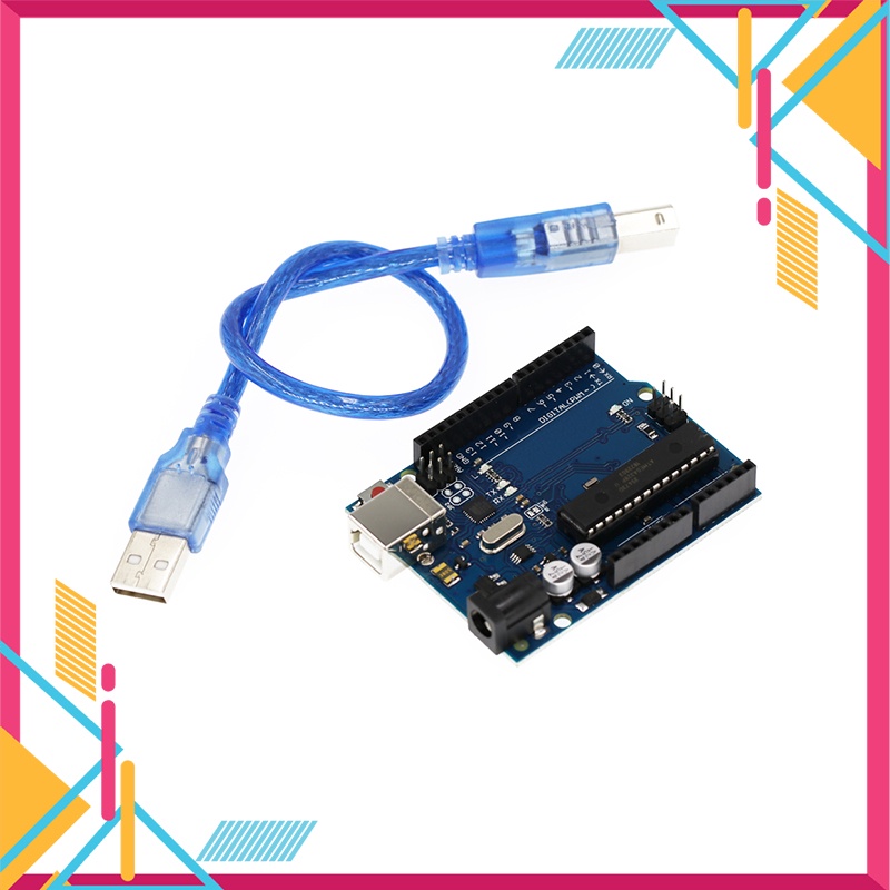Arduino Uno R3 Chip Cắm Atmega328P Tặng Kèm Cáp | Shopee Việt Nam