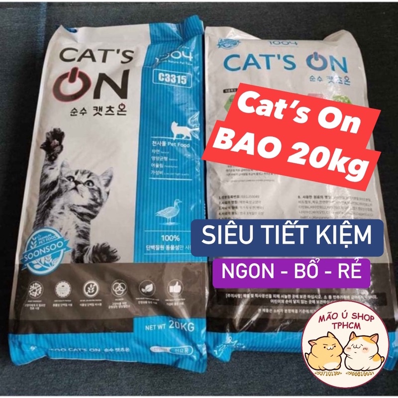 (BAO 20KG) CAT’S ON / CATSON - THỨC ĂN HẠT KHÔ CHO MÈO | Shopee Việt Nam