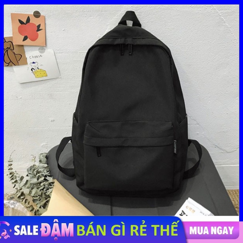 Balo Đi Học Ulzzang Hàn Quốc Trơn Nam Nữ Basic Cặp Sách Đi Chơi, Balo ...