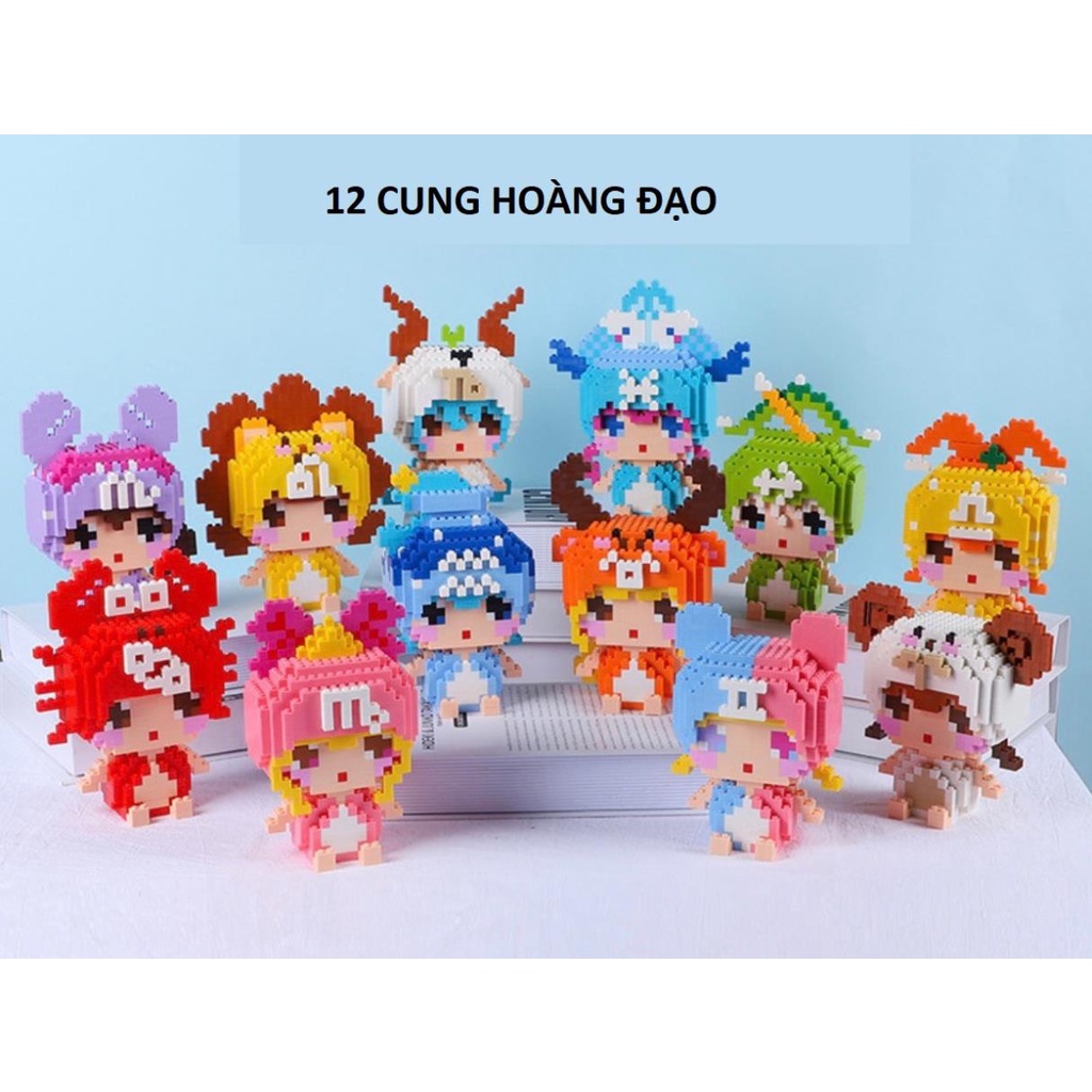 Lego 12 Cung Hoàng Đạo - Mô Hình Tự Lắp Ráp Trang Trí Decor | Shopee ...