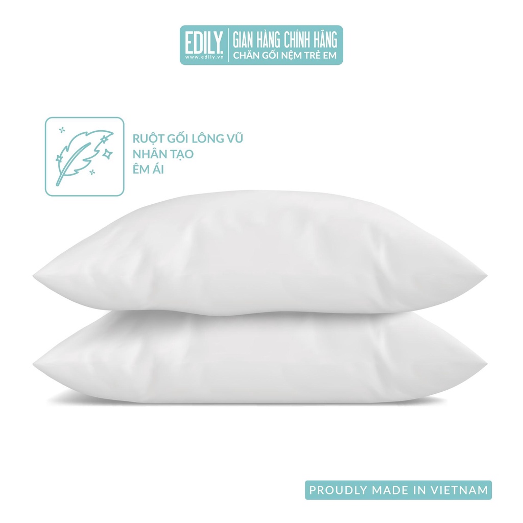 [Chính hãng] RUỘT GỐI LÔNG VŨ NHÂN TẠO 30X45cm EDILY | RGN3045HQ ...