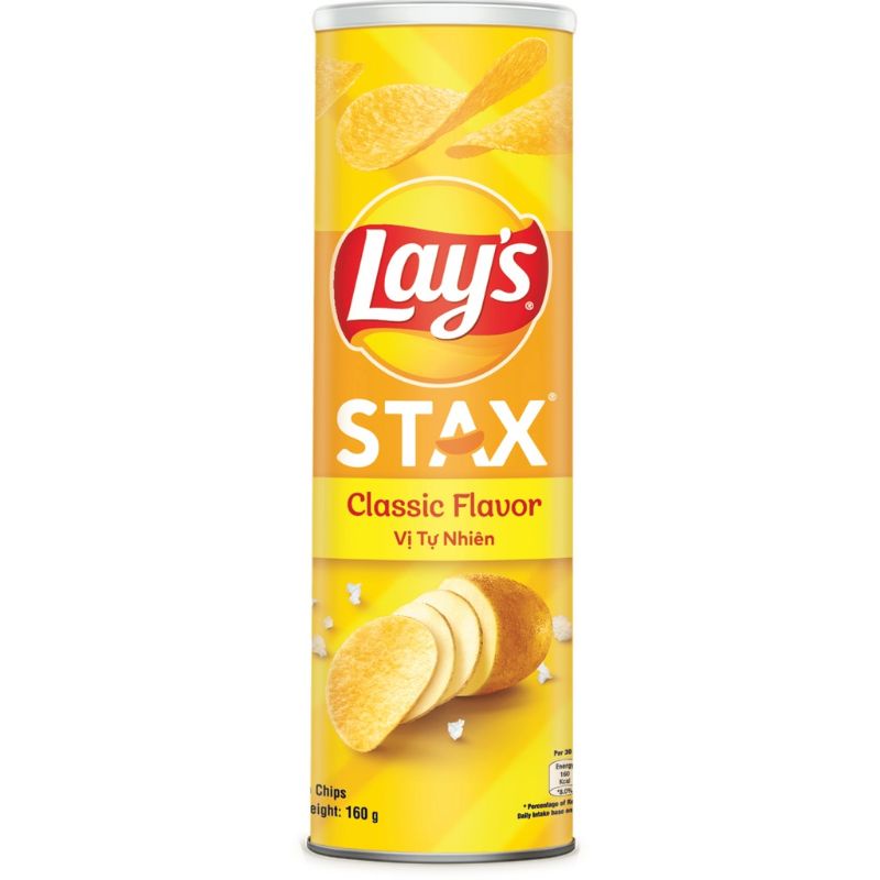 Snach Khoai Tây Ống Lay's 160g vị tự nhiên | Shopee Việt Nam