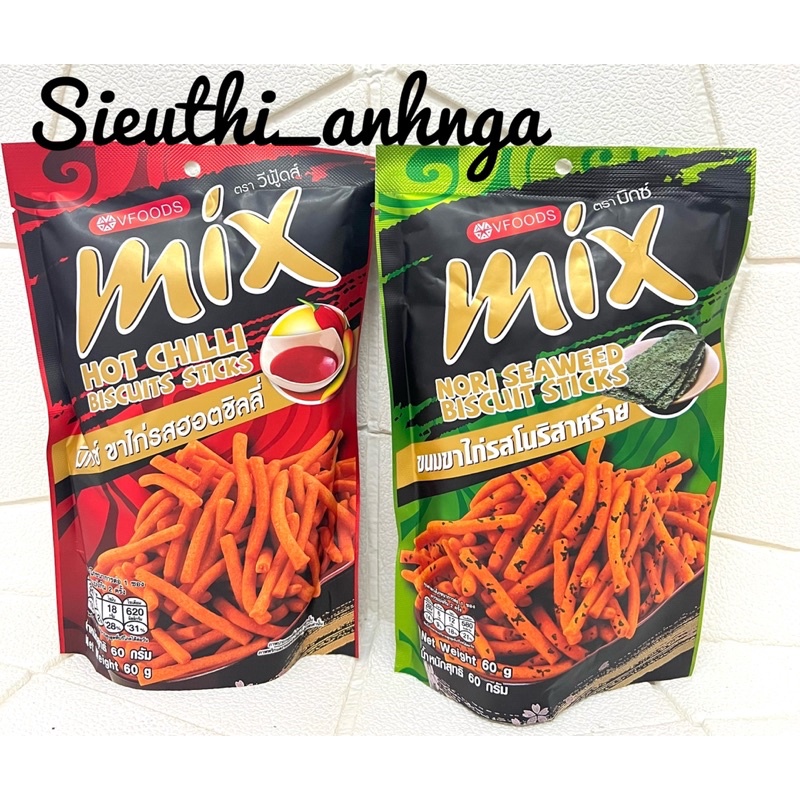Snack Bim Bim Que Mix Vfoods Thái Lan 50g Giòn | Shopee Việt Nam