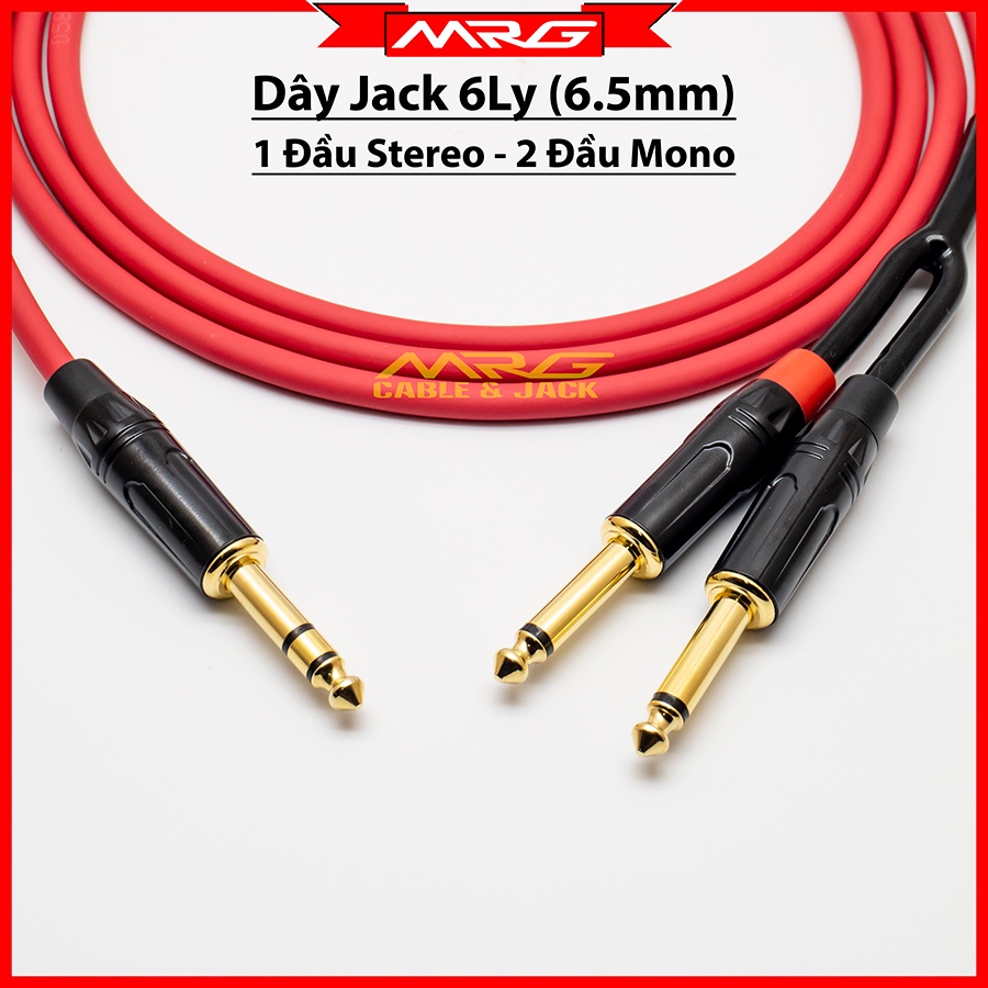 Dây 6 Ly Stereo Ra 2 Đầu 6 Ly Mono, dài 1met 3met 5met 10met | Shopee ...