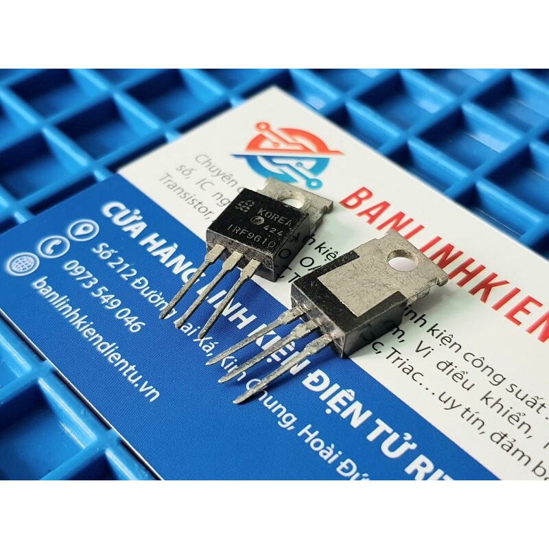 [Combo 3 con] IRF9610 Mosfet Kênh-P 200V/1.8A TO-220 Tháo Máy | Shopee Việt Nam