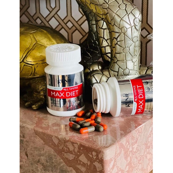 Viên uống giảm cân Max Diet Genie dành cho cơ địa lờn thuốc 60 Viên. | Shopee Việt Nam