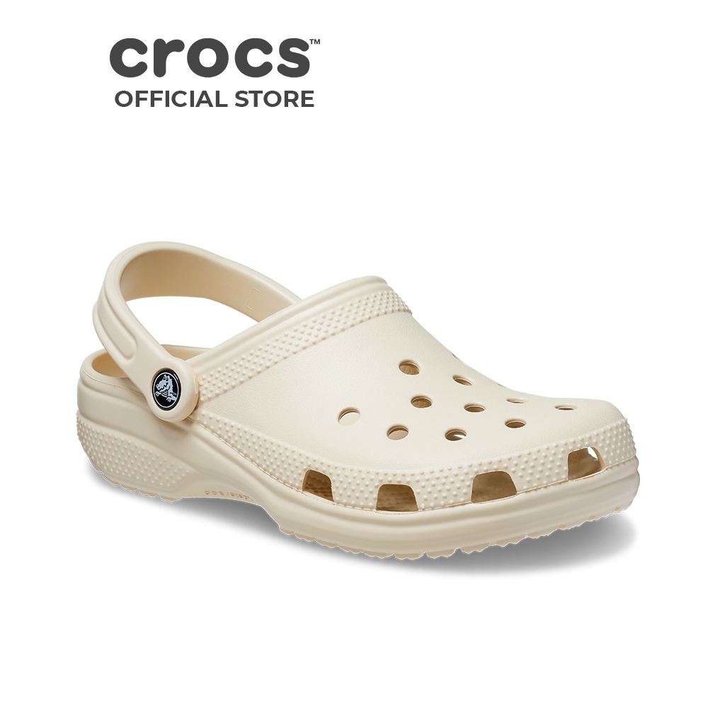 Giày Clog Unisex Crocs Classic - Bone | Shopee Việt Nam