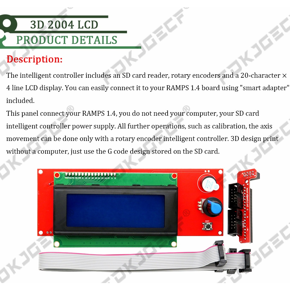 Bảng Mạch Điều Khiển Máy In 3D 2004 LCD 12864 Ramps 1.4 1.6 Mega2560 ...