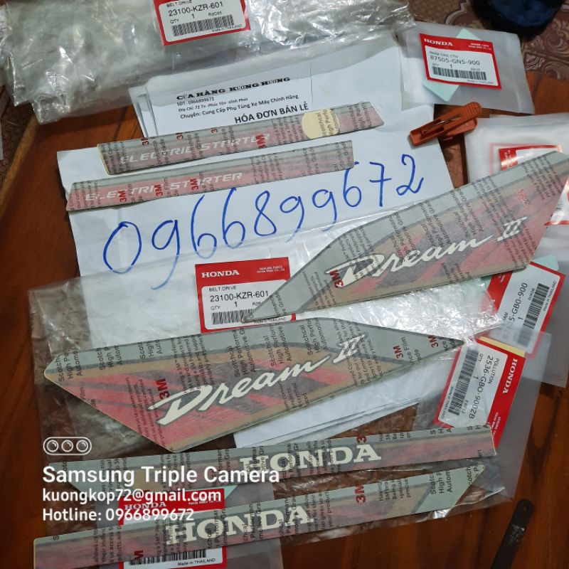 Tem dream thái 3M chính hãng Trọn bộ tem thái lửa zin | Shopee Việt Nam