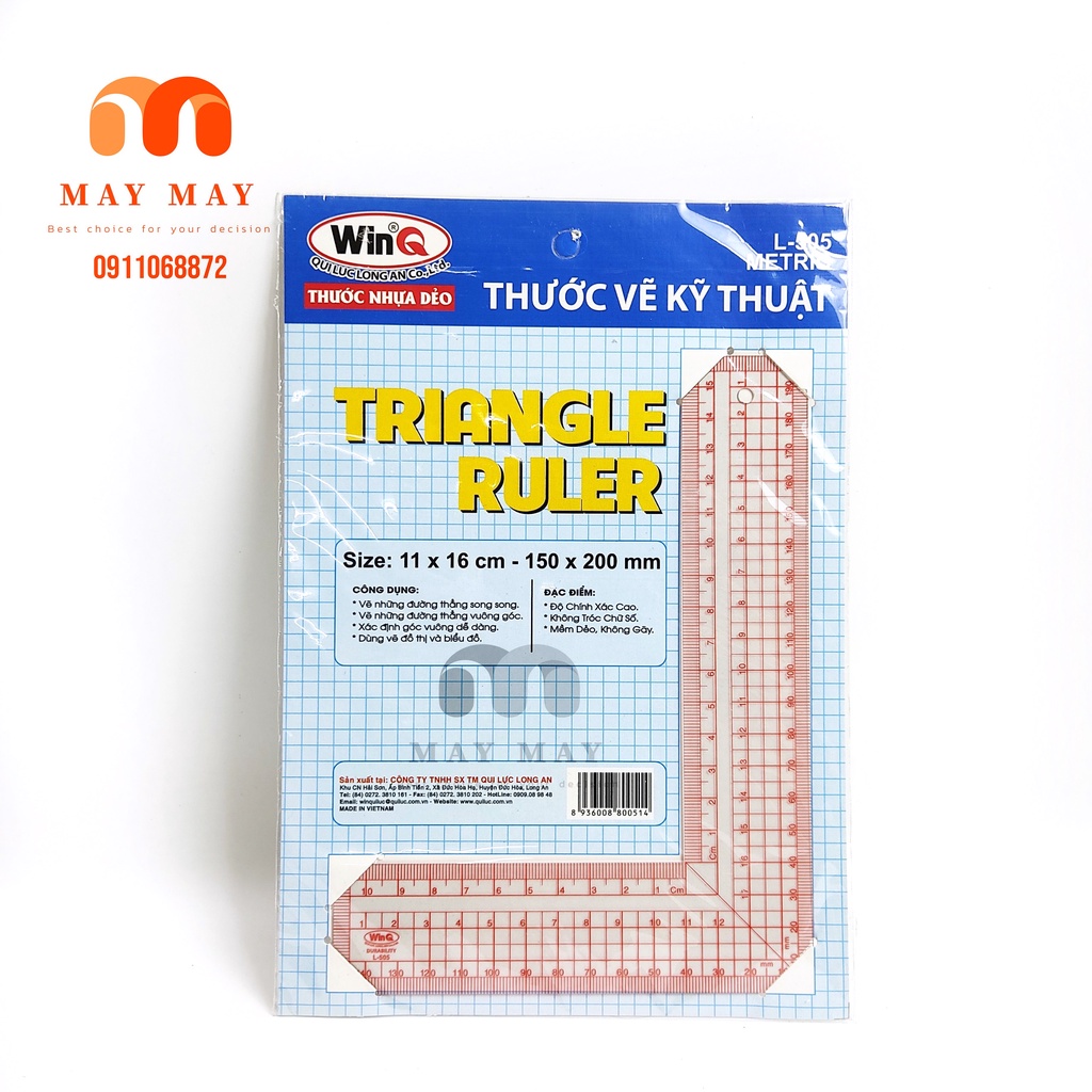 Thước chữ L win vẽ kĩ thuật - Thước ke vuông góc/ Thước nhựa dẻo ...