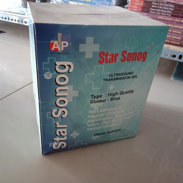 Gel siêu âm star soong màu xanh can 5 lít | Shopee Việt Nam