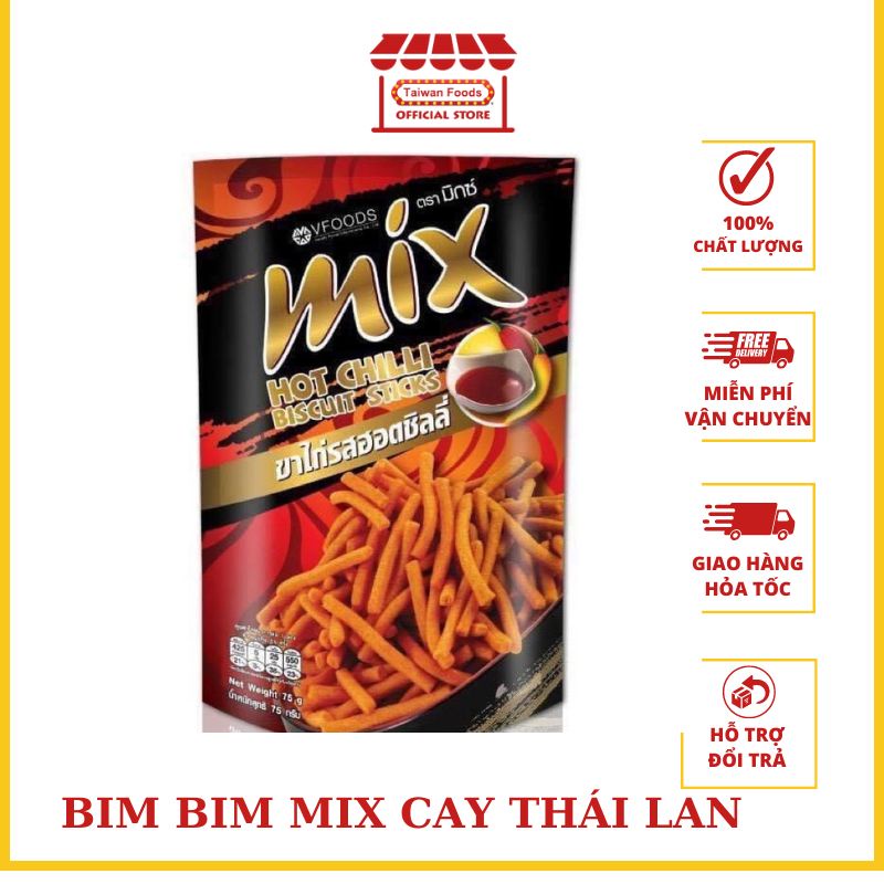Bim bim Que Mix Thái Lan VFOODS Siêu Ngon - Gói To 60gr | Shopee Việt Nam
