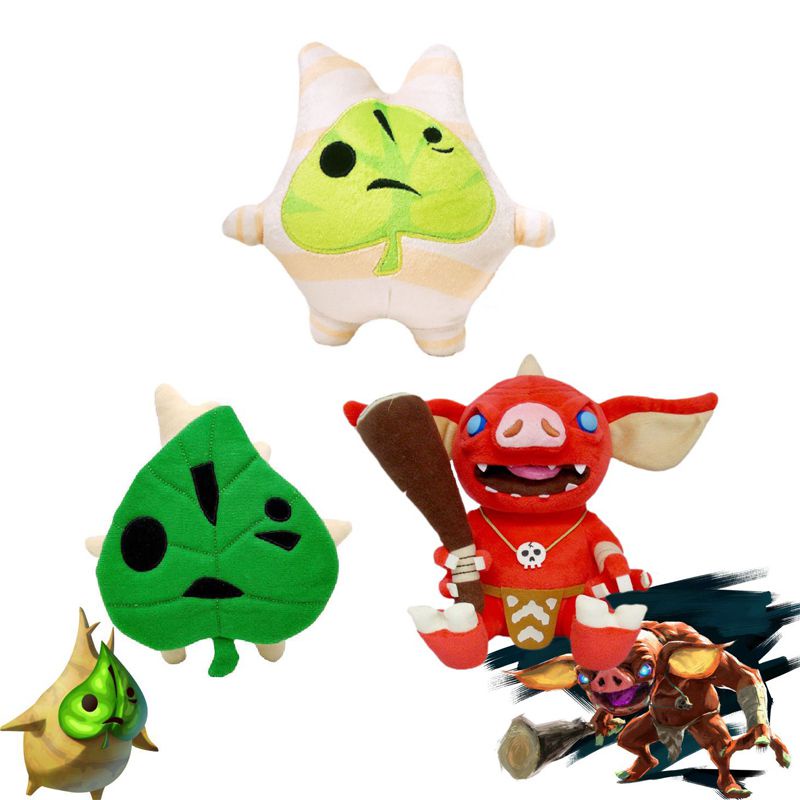 New 8in The Legend Of Zelda Korok Game Plush Toy Cartoon Stuffed Doll ...