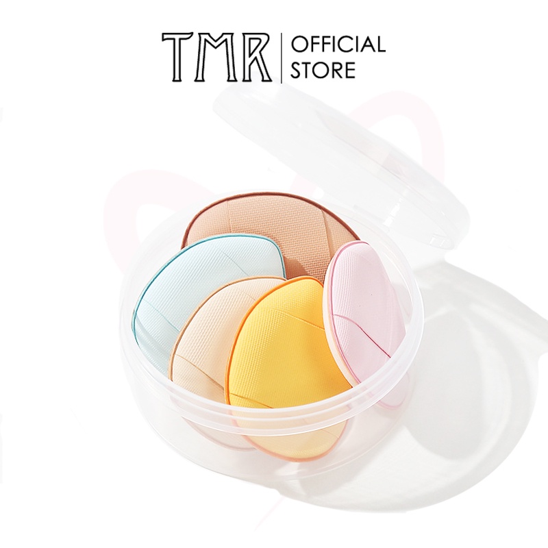 [5 set] Mút Trang Điểm Mini Finger Puff TMR Mút Tán Kem Nền, Kem Che ...