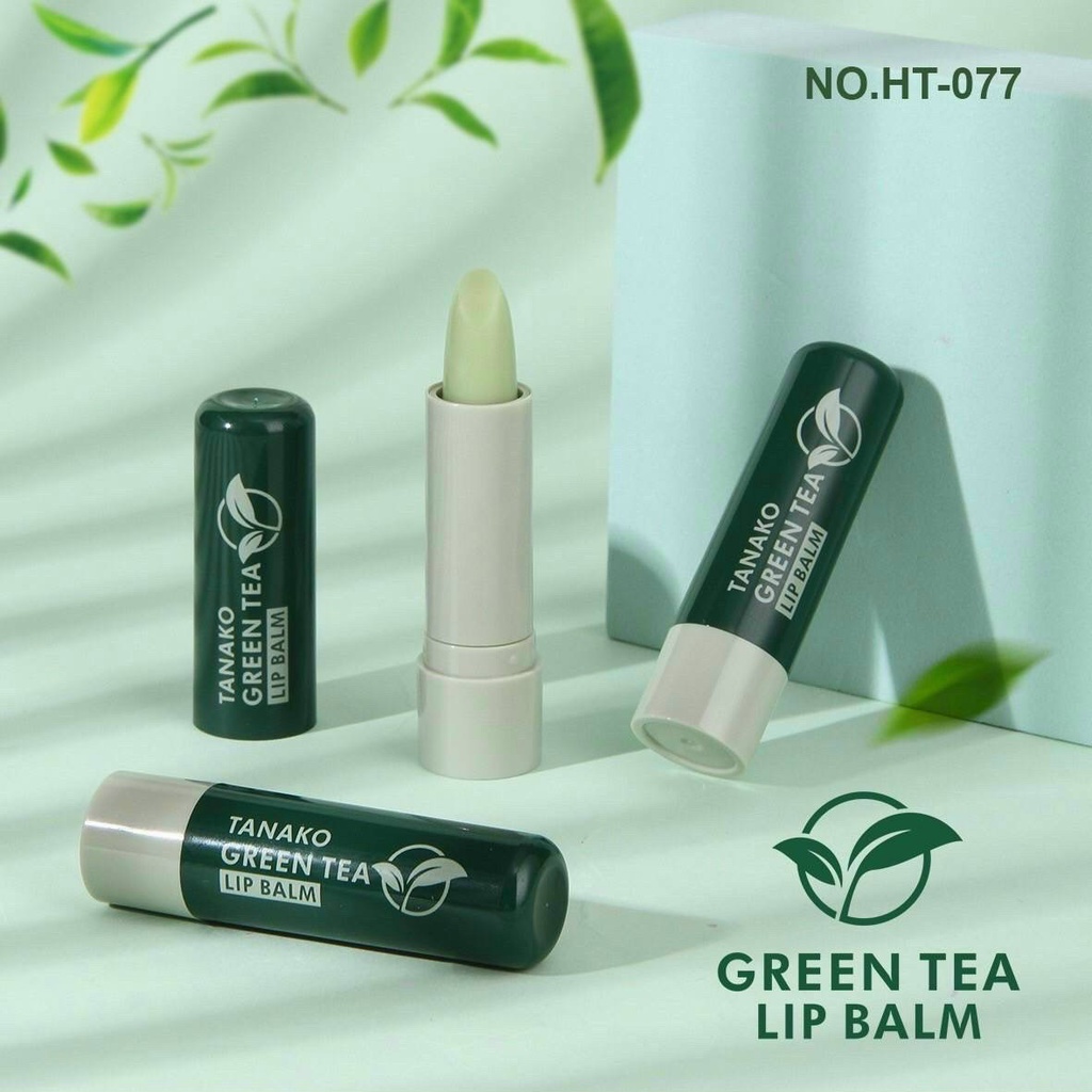 Son dưỡng trà xanh không màu Tanako Green Tea Lip Balm Thái Lan ...