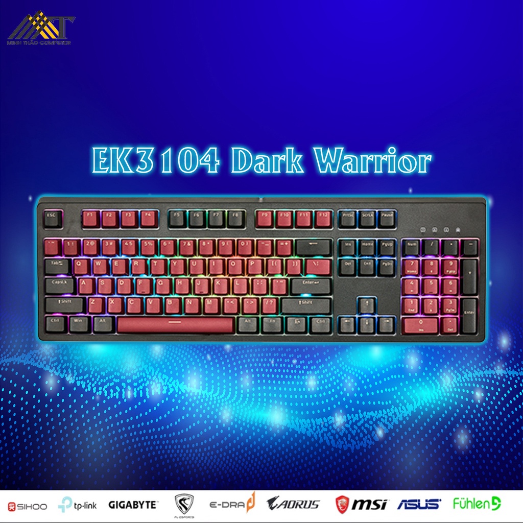 Bàn phím chơi game cơ E-DRA EK3104 - RGB - Blood Warrior - MTC | Shopee ...