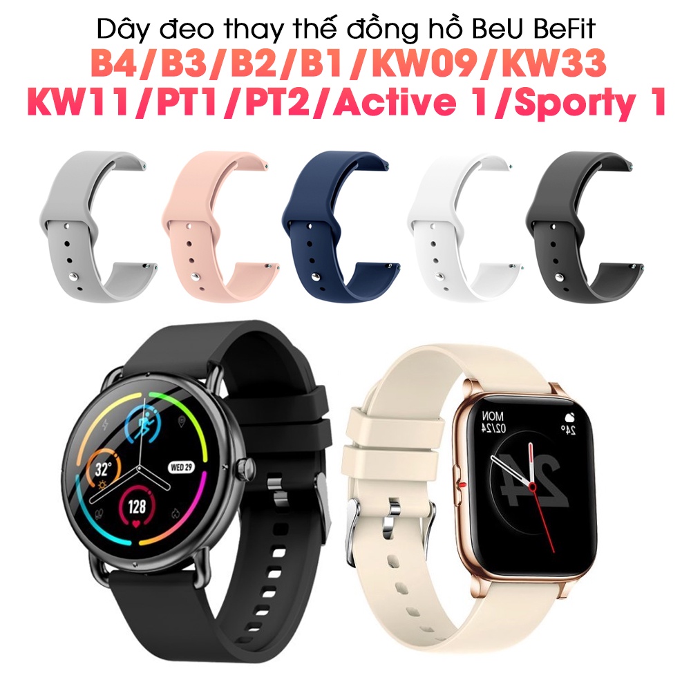 Dây đeo đồng hồ BeU BeFit B3 Be Fit B4 B1 B2 PT1 PT2 Active 1 Sporty 1 ...