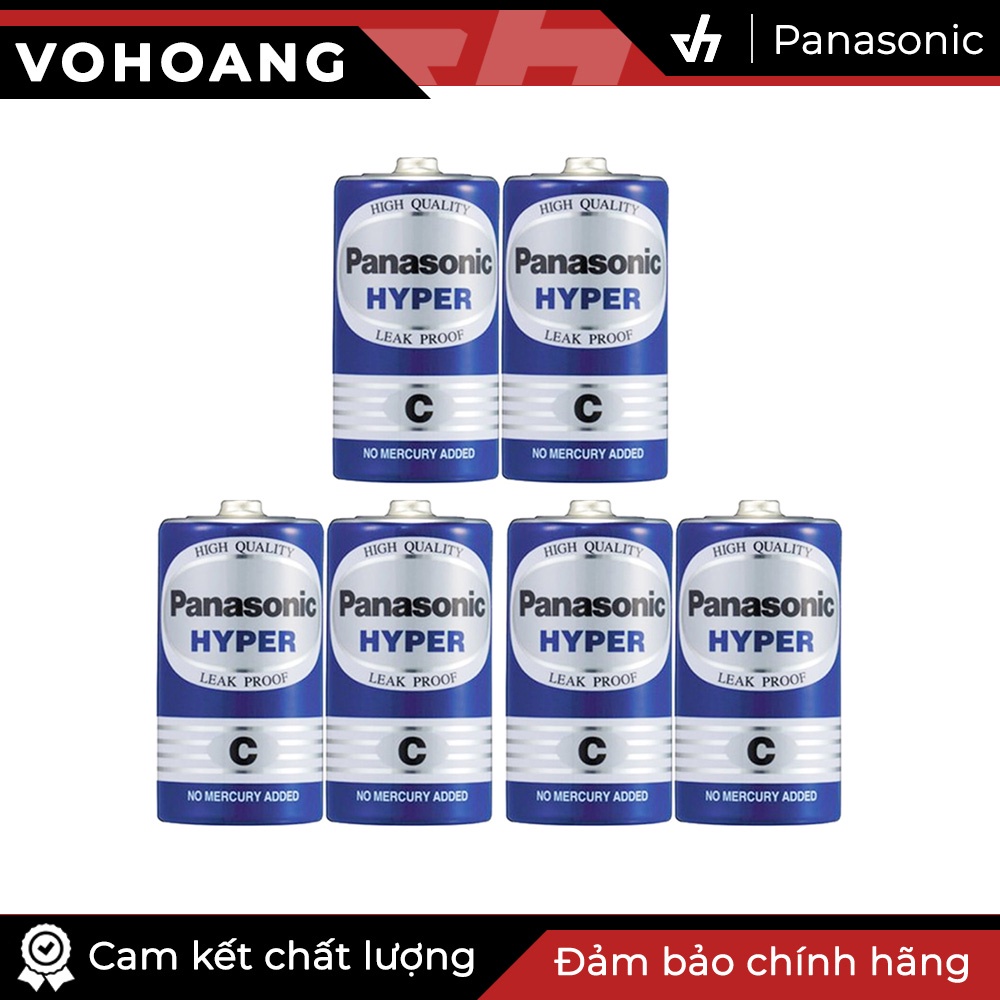 Bộ 6 pin C - Panasonic R14UT - Pin bếp gas, đài cát-sét | Shopee Việt Nam