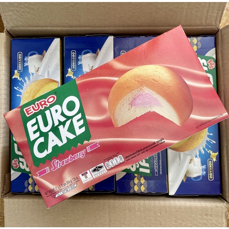 Bánh trứng EURO CAKE Thái Lan đủ vị (hộp 12 cái) | Shopee Việt Nam