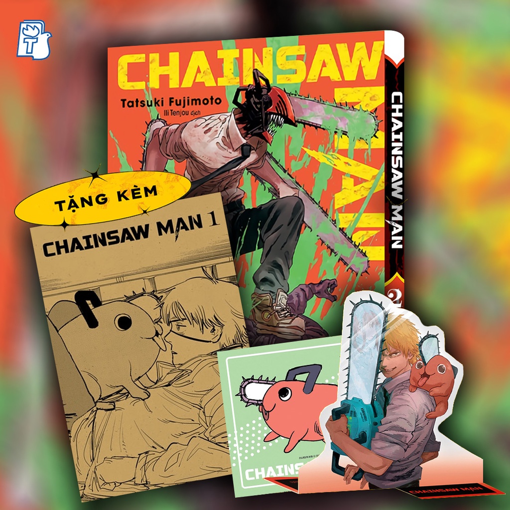 Truyện tranh - Chainsaw Man - Lẻ tập (1,2,3,4,5...) (Tặng kèm Lót ly ...