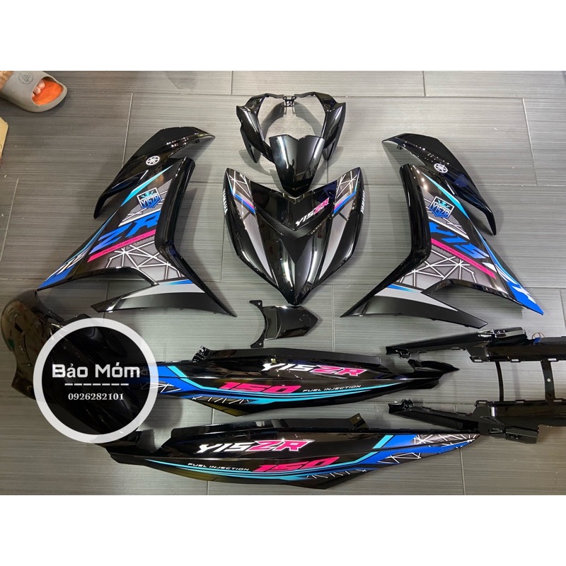 Dàn áo Exciter 150 đen bóng Tem Y15zr | Shopee Việt Nam