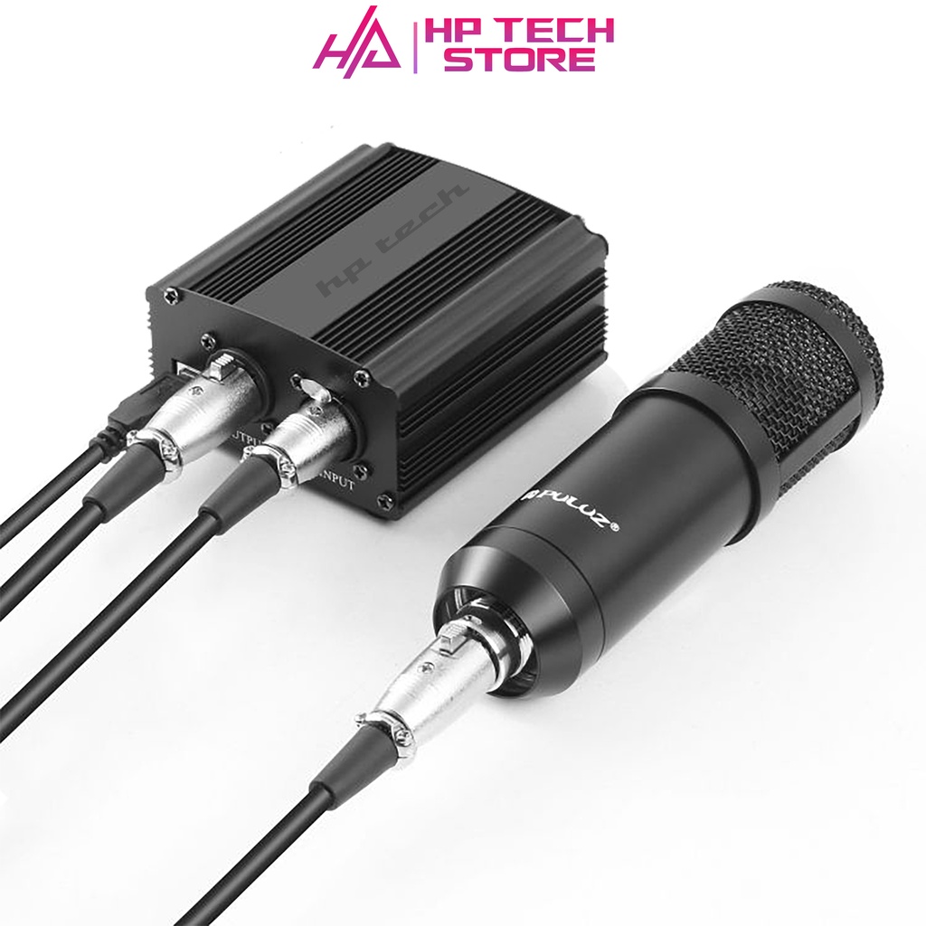 Nguồn Phantom 48V cho Micro thu âm Condenser - Universal XLR input and ...