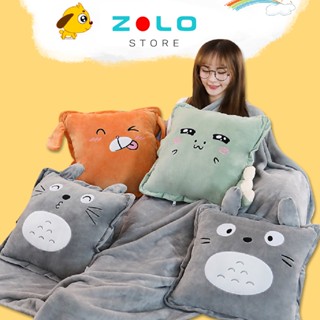 Chăn gối văn phòng mền gối ngủ gấu bông có mền chăn ZOLO STORE 3 trong ...