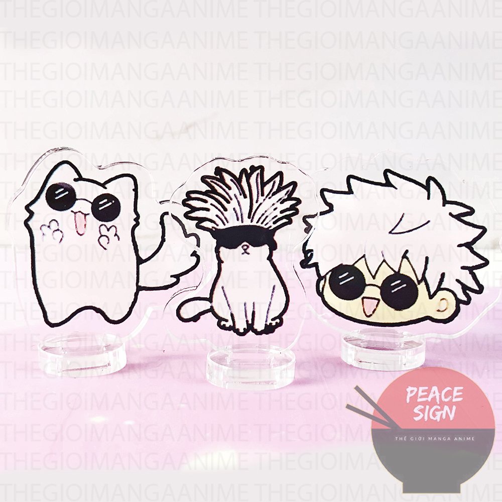(3CM) Mô hình Standee JUJUTSU KAISEN Chú Thuật Hồi Chiến ver MÈO GOJO ...